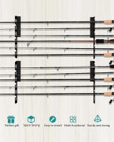 China Organize Your Fishing Accessories with this Non-folding Wall Ceiling Storage Rack for sale