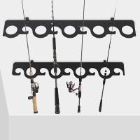 China Behind Doors Fishing Rod Storage Rack Holds 9 Rods for Home Store Cabin Garage Basement for sale