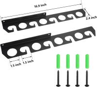 China Behind Doors Fishing Rod Storage Rack Holds 9 Rods for Home Store Cabin Garage Basement for sale