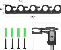 China Metal Fishing Pole Holder for Wall or Ceiling Mount Customizable Color Durable Design for sale
