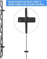 China Metal Fishing Pole Holder for Wall or Ceiling Mount Customizable Color Durable Design for sale
