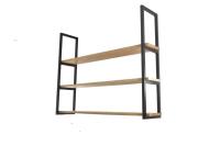 China 5mm Thickness Steel Q235 Ladder Style Ceiling Mounted Floating Shelf Brackets for sale