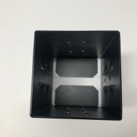 China Q235B Material Matte Black Post Base Heavy Duty Anchor for Gazebo Deck Railing Support for sale