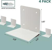 China Single Tier Iron Wall Mounted Shelves for Bedroom Customized No. of Tiers Single for sale