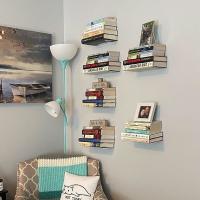 China Single Tier Iron Wall Mounted Shelves for Bedroom Customized No. of Tiers Single for sale