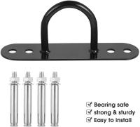 China 300 kg Load Capacity Carbon Steel Bicycle Wall Anchor for Battle Rope/Resistance Bands for sale