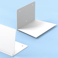 China Rectangle Floating Bookshelf with Mounting Hardware 1mm Thickness Steel Construction for sale