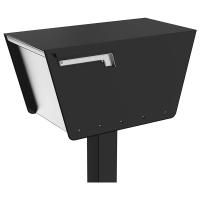 China Aluminum Textured Black Mailbox Post The Ultimate Solution for Residential Mailboxes for sale