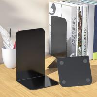 China ISO9001 Rohs CE Black Metal Bookends for Heavy Books Floating Shelves Book Shelf Holder for sale