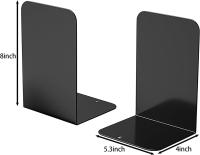 China ISO9001 Rohs CE Black Metal Bookends for Heavy Books Floating Shelves Book Shelf Holder for sale