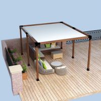 China Stamping Punching Bending Process Gazebo Stand 4x4 Pergola Bracket DIY Kit 2.2kg Shed for sale