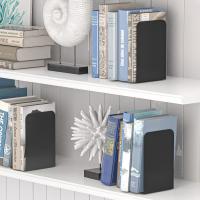 China Multi-piece Package Metal Bookends for Shelves Heavy Duty Bookends Stopper for Books for sale