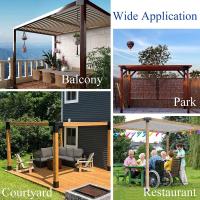 China Aluminum 4-Way Right Angle Corner Brackets with Flange Anchor Bases 6x6 Pergola Gazebo Kit for sale