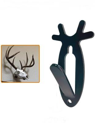 China Single Tier Installation Kits Display Hooks European Skull Wall Mount Bracket Hangers 1.5mm Thickness for sale