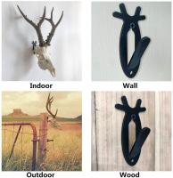 China Single Tier Installation Kits Display Hooks European Skull Wall Mount Bracket Hangers 1.5mm Thickness for sale