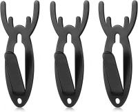 China European Mount Deer Skull Large Hooks Wall Mounting Bracket Kit Black Fabric Type for sale