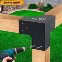 China Create the Perfect Hunting Blind with Elevated Wood Stand Kit and Aluminum Pergola for sale