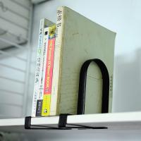 China Heavy Duty Metal Bookends for Floating Shelves Adjustable Clamp Book Organizer Bracket for sale