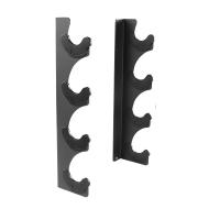 China Barbells Gym Storage Bracket with Horizontal Barbell Rack 4 Bars Holder Wall Mounted for sale