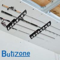 China Wall and Ceiling Rod Fishing Pole Storage Rack for Garage Storage Bracket Wall Mount for sale