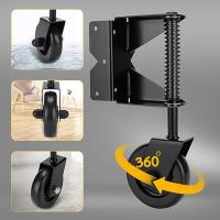 China Spring Loaded Gate Caster Wheel Heavy Duty Gate Wheel Gate Fence Support or Wooden Gate for sale