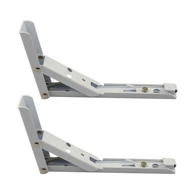 China 12inch Heavy Duty Stainless Steel Collapsible Shelf Bracket for Table Work Bench for sale