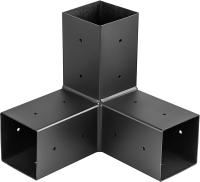 China Angled Vertical Pergola Brackets 4x4 Woodworks Support Column for Elevated Platform for sale