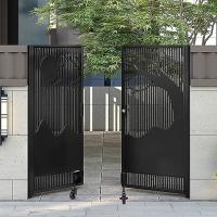 China 360 Degree Universal Mount Plate Spring Loaded Gate Caster for Wooden Gate PVC Fence for sale