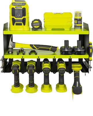 China Power Tool Storage Rack Pegboard Mounted Workshop Shelf for Workbench Warehouse for sale