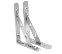 China ISO9001 Rohs CE Certified Adjustable Angle Triangle Bracket for Durable Wood Shelves for sale