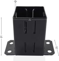 China Q235B Materials Avaliable Metal Pergola Kits with Electrophoretic Coating 4x4 Brackets for sale