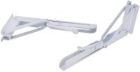 China Nonstandard Stainless Steel L Angle Bracket 90 Degree Folding Shelf Bracket for Table for sale