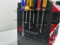 China Non-folding Rack Heavy Duty Metal Wall Mount Drill Holder for Cordless Tool Storage for sale