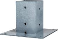 China Sample Offered Oem Odm Metal Post Base Pergola Corner Bracket for 4x4 Wood Posts for sale