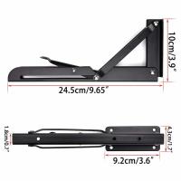 China Max Load 500lb Floating Wall Mounted Shelf Bracket for Space Saving Triangle Bracket for sale
