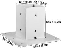 China Sample Offered Oem Odm Metal Post Base Pergola Corner Bracket for 4x4 Wood Posts for sale