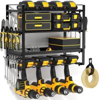 China Garage Shop Storage Solution Power Tool Organizer with Battery Charger and Power Strip for sale