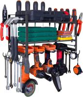 China Power Tool Organizer Wall Mount Shelf Rack for Customized Logo Print and Drill Storage for sale