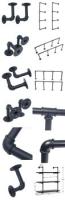 China Supporting wooden shelves pipe shelf brackets/paper holder for wall mounted coat rack for sale
