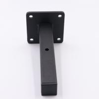 China Silver Square Pipe Tube Decorate Wood T Shelf Brackets with CNC Stamping Equipments for sale