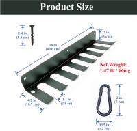 China Multifunctional Wall Mounted Storage for Resistance Bands and Jump Ropes for sale