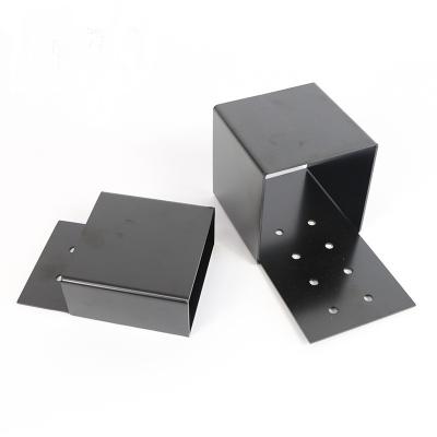 China Secure Your Pergola Post with Galvanized Column 4x4 Wood Fence Post Anchor Base for sale