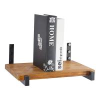 China Custom Wall Mounted Retro Decor Shelf Hardware Brace Square Pipe Mounting Bracket for sale