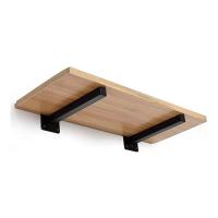 China Custom Wall Mounted Retro Decor Shelf Hardware Brace Square Pipe Mounting Bracket for sale