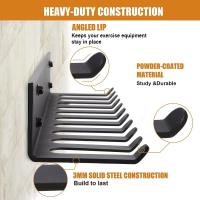 China Versatile Iron Storage Rack for Resistance Bands Yoga Foam Roller and Exercise Gear for sale