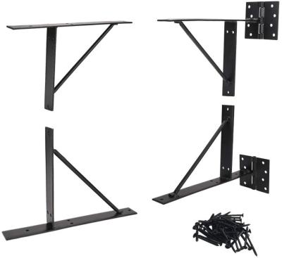China Triangle Bracket No Sag Kit Ideal for Garage Shed Driveway Corral Gates and Wood Windows for sale