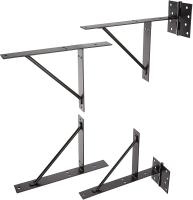 China Triangle Bracket No Sag Kit Ideal for Garage Shed Driveway Corral Gates and Wood Windows for sale
