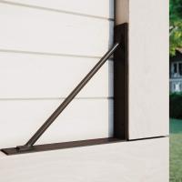 China Triangle Bracket No Sag Kit Ideal for Garage Shed Driveway Corral Gates and Wood Windows for sale