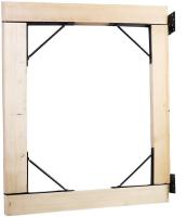 China Triangle Bracket No Sag Kit Ideal for Garage Shed Driveway Corral Gates and Wood Windows for sale