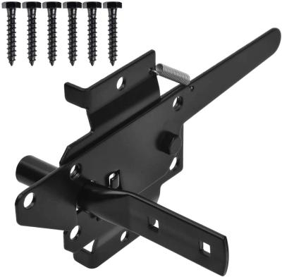 China Gate Spring Bolt Cover Stainless Steel Door Latch with Single-side Bracket Structure for sale